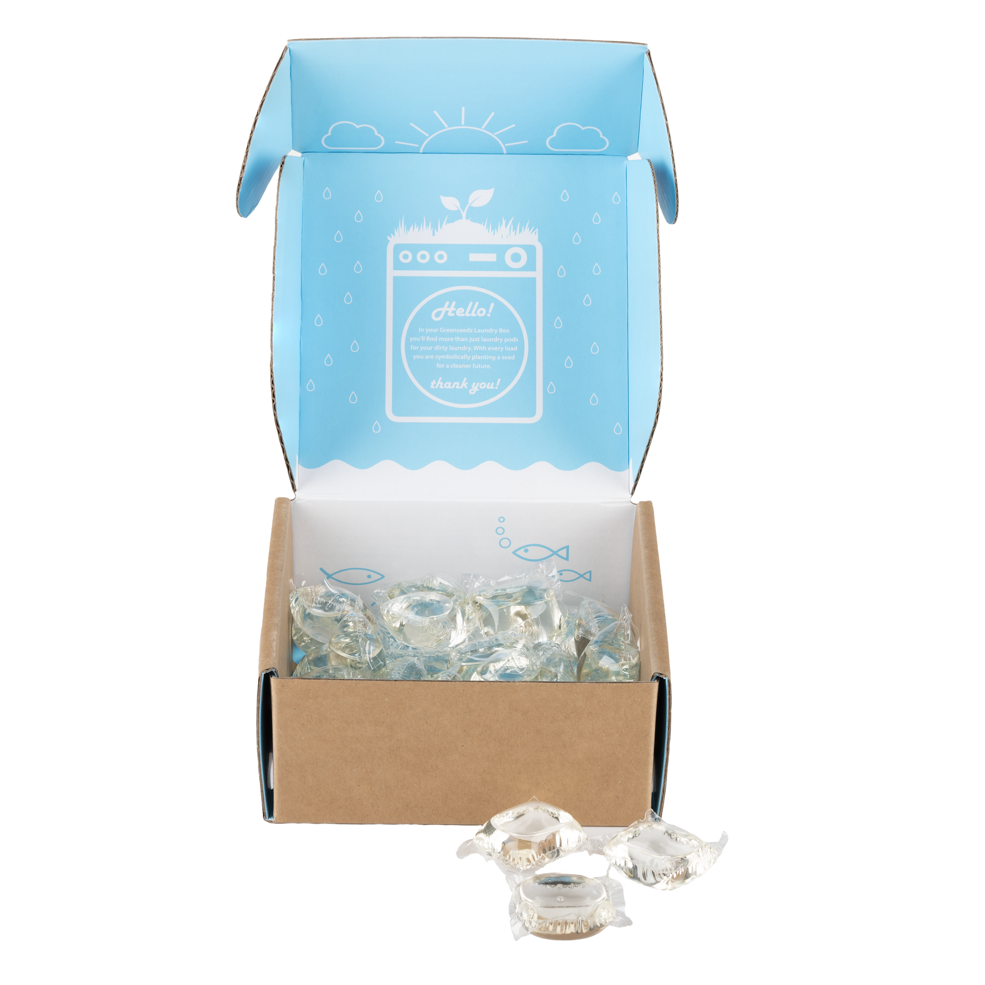 Free & Clear Laundry Detergent Pods, 32 Pacs – Greenseedz